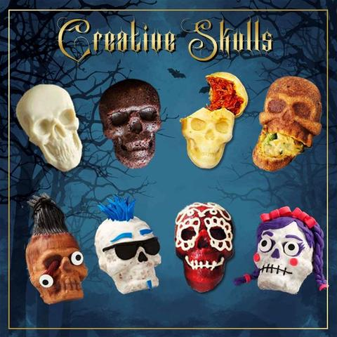 Halloween 3D Skull Cake Mold – Ivigadget