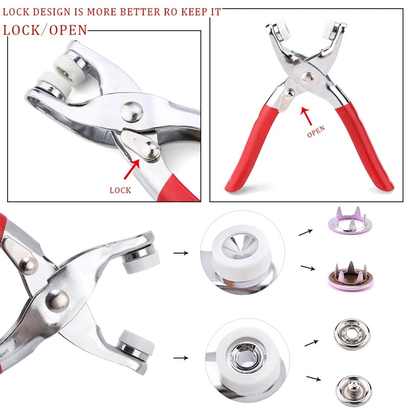 Metal Snaps Buttons Tool Kit(50% Off + Buy Two Free Shipping) – Ivigadget